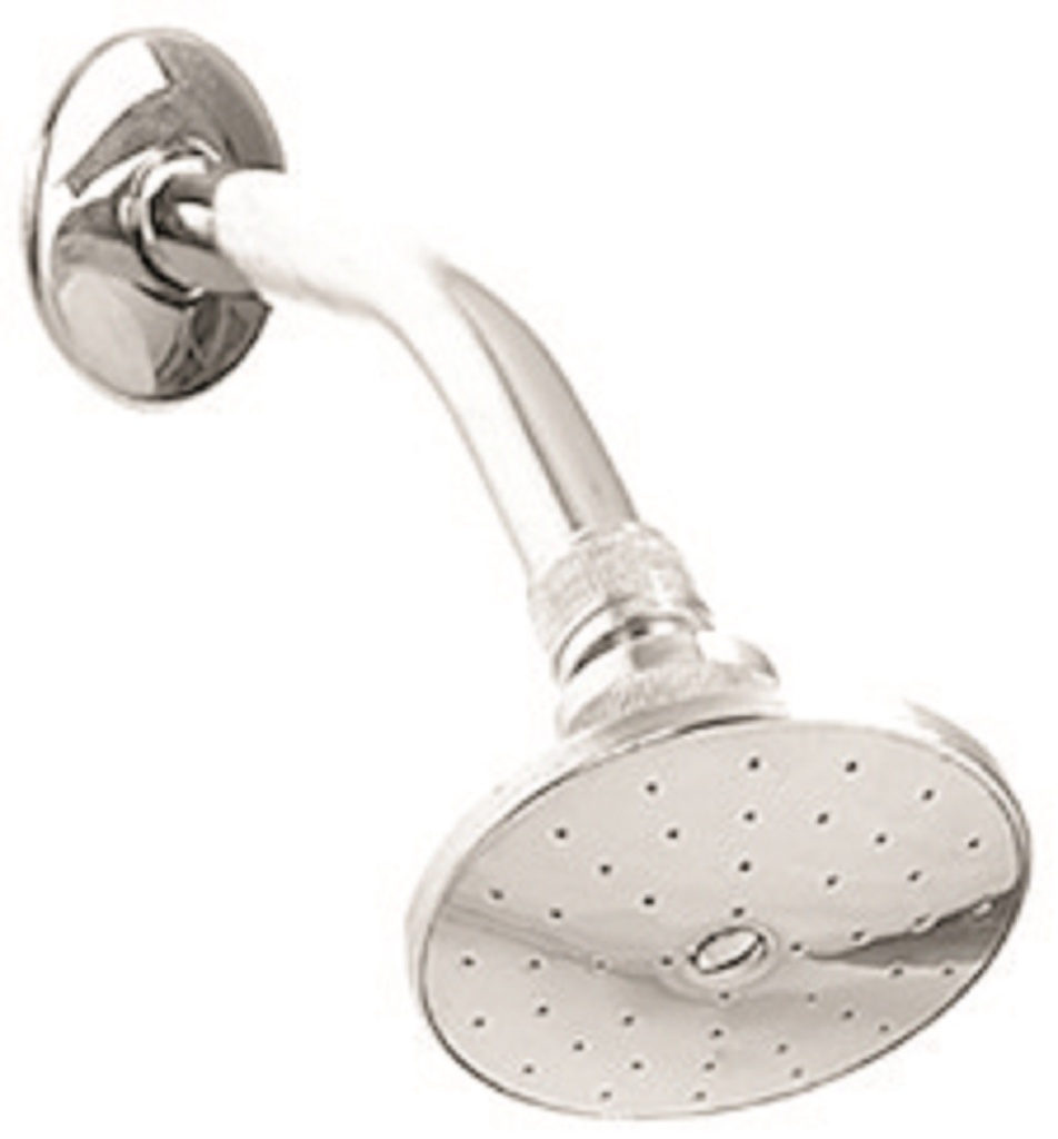 REGADERA A PARED CON BRAZO Y CHAPETON CROMO 298B URREA | Dicoba